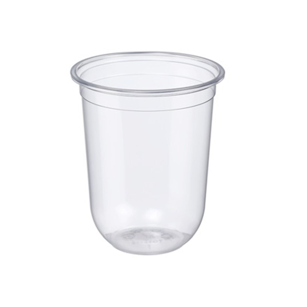 16oz/500mL (D/95mm) PP U-Shape Cup - Sealable - TEM IMPORTS™