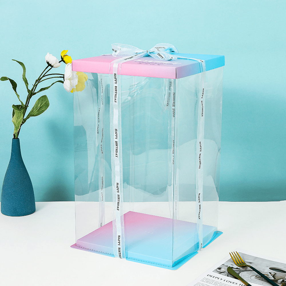 12" Inch Transparent Boxes