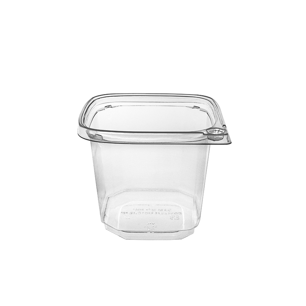 24oz/700mL Tamper Evident Square Deli Container Base - 500/CTN