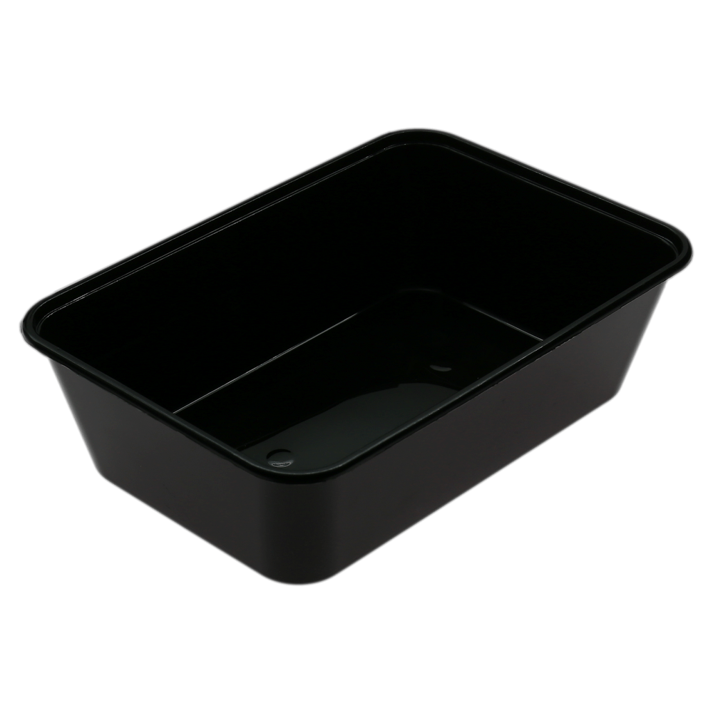 750mL Rectangular Container - Black - TEM IMPORTS™