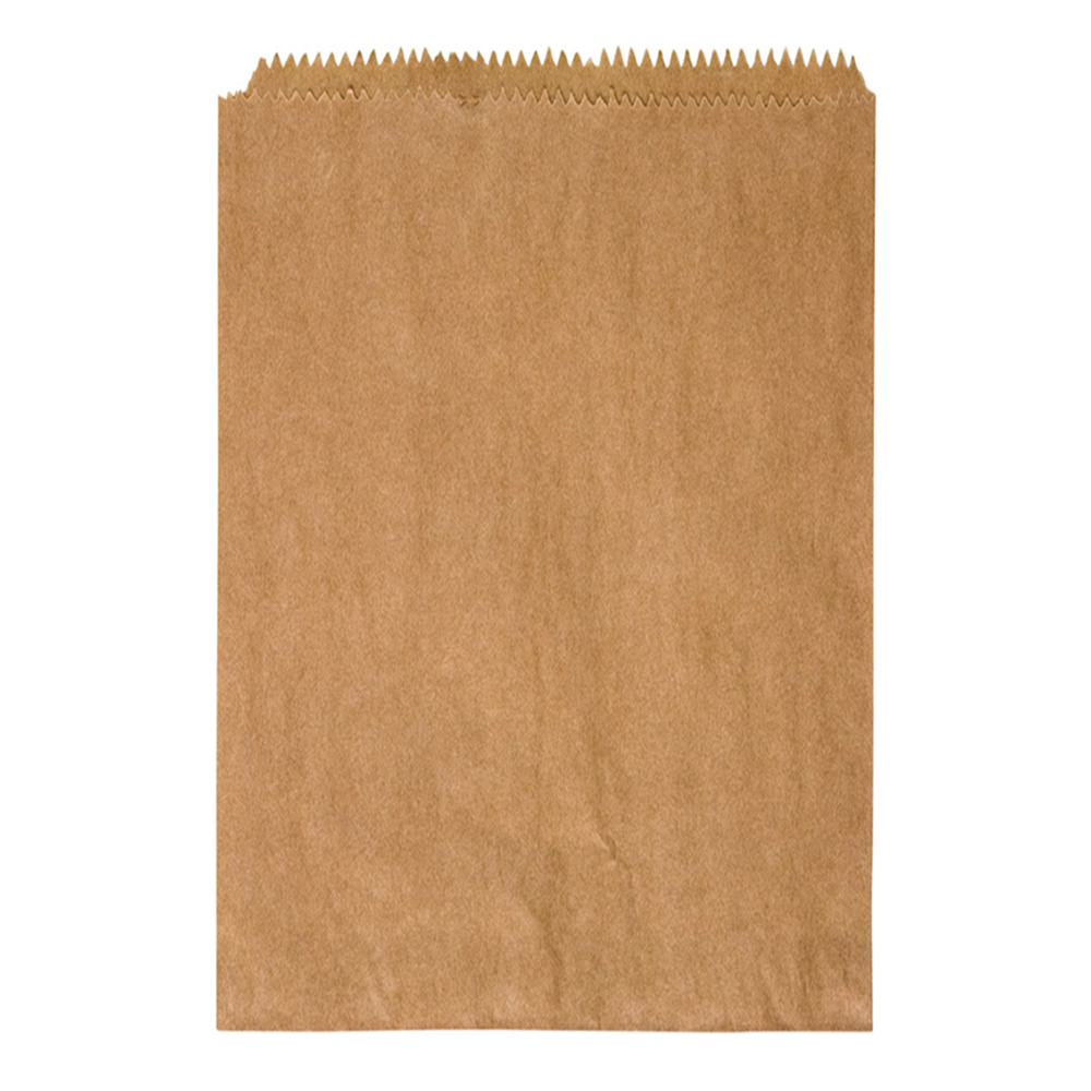 Double Bread Brown Satchel Paper Bag - 500/PK