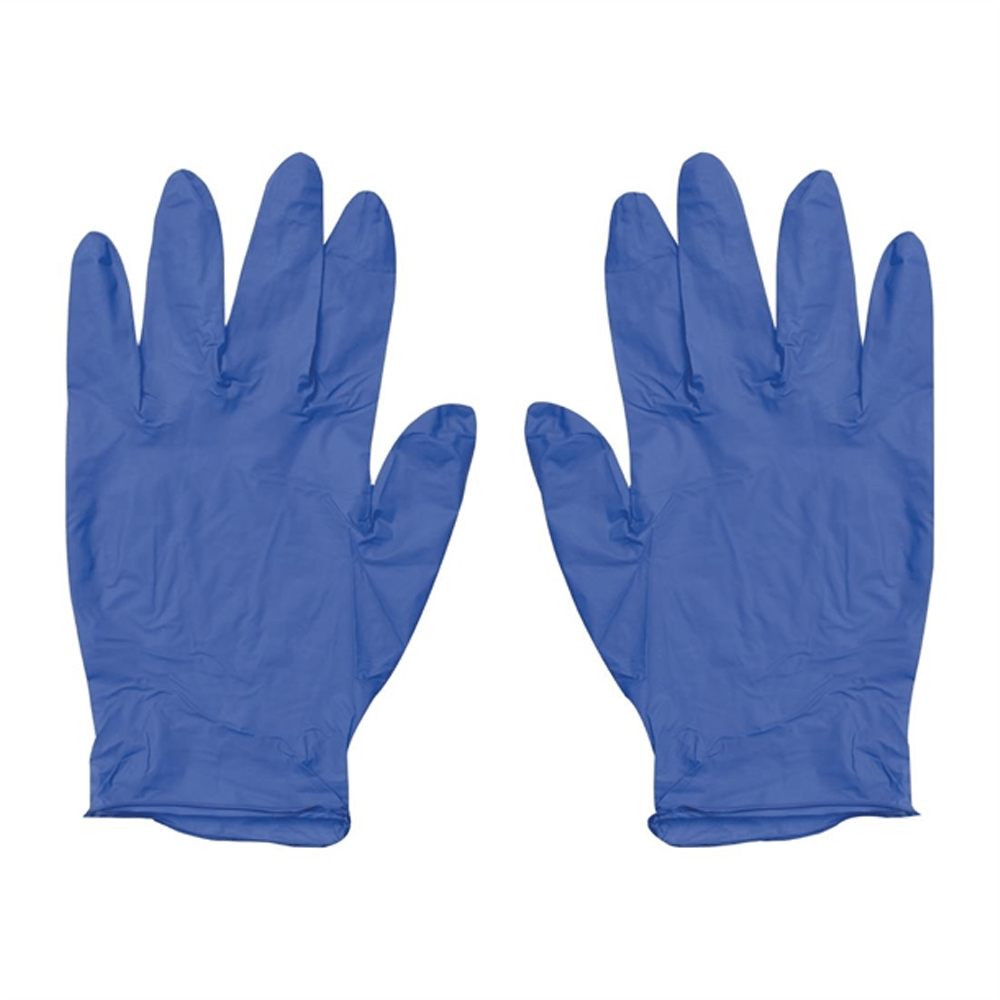 Blue Vinyl Gloves Powder Free - Medium