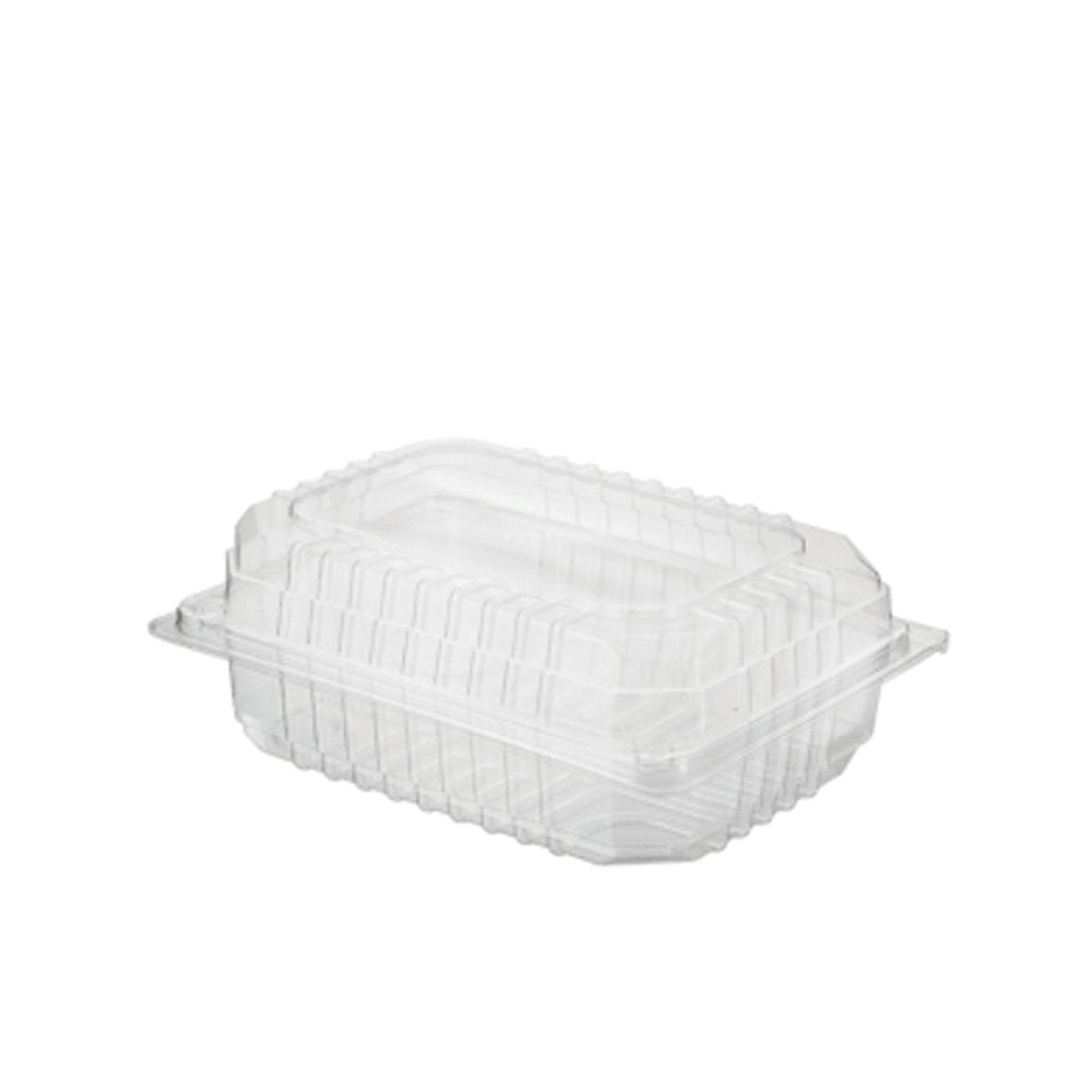 Clearview® Small Salad Pack Plastic Container Hinged Lid - 500/CTN