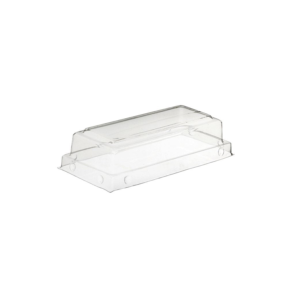 Clear PET Lid To Suit 120mL Rectangular Container Base - TEM IMPORTS™