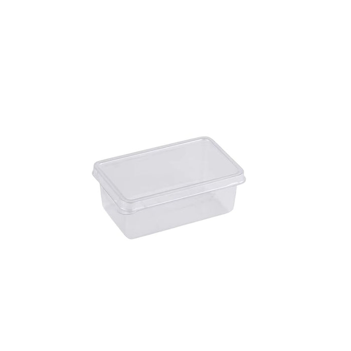 Clear PET Plastic Rectangular Cake Container With Lid - Small - TEM ...