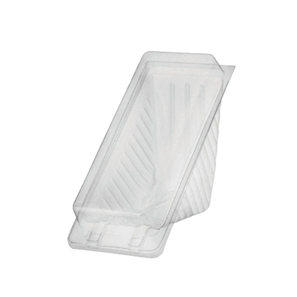 Plastic Sandwich Wedges Hinged Lid Container Small - 500/CTN