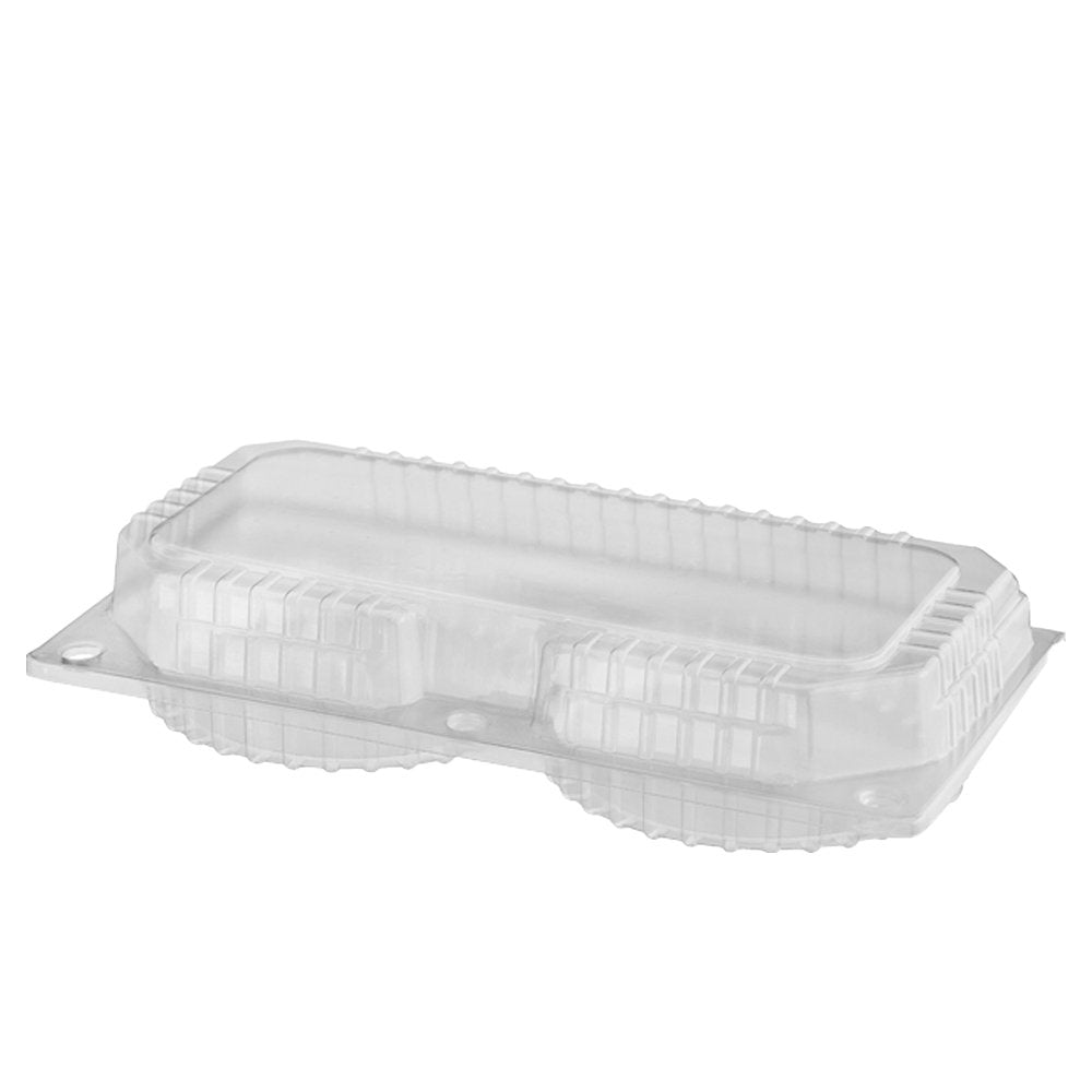 Double Custard Clearview Hinged Lid Container - 300/CTN