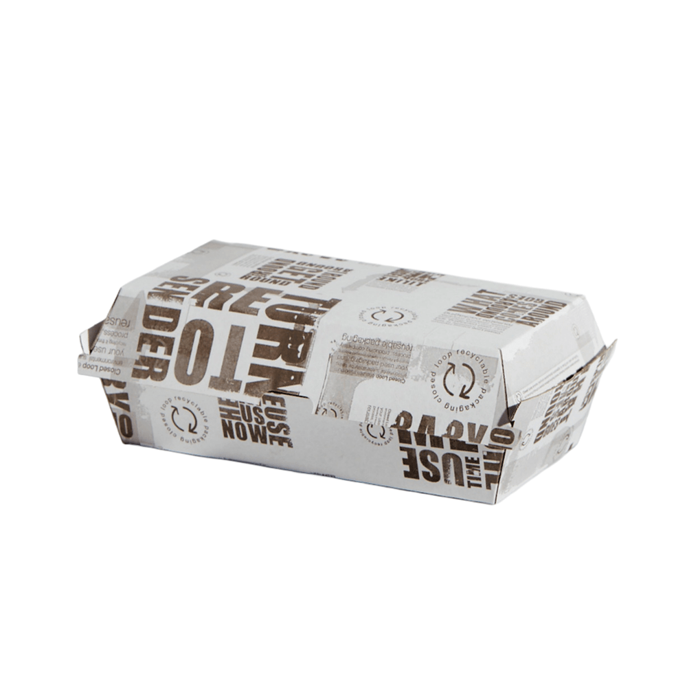 Enviro Range Newspaper Print Design Large Snack Box - 200/CTN - TEM ...