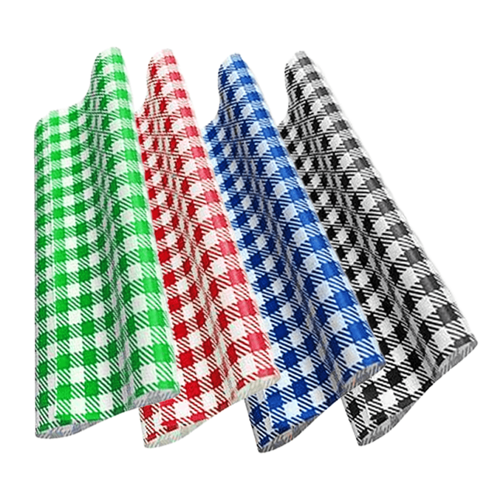 GP Gingham Food Wrapping Paper 400x330mm - 200/PK