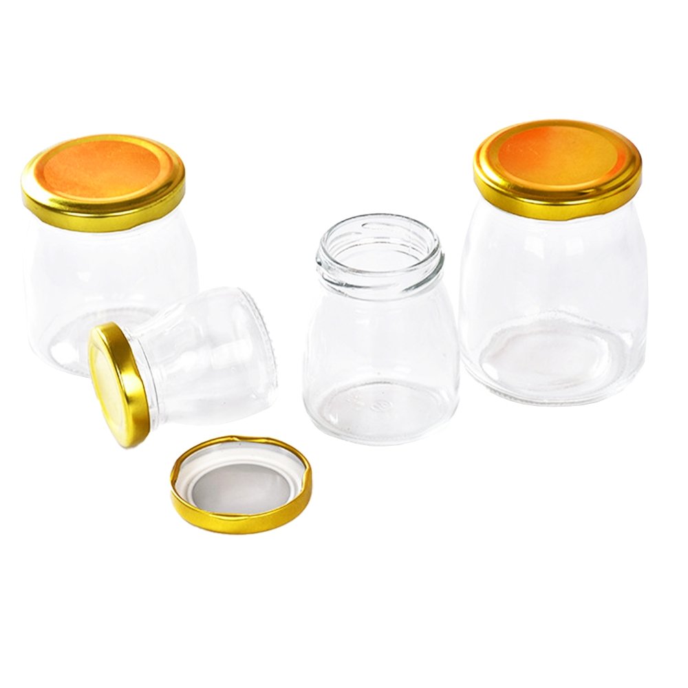 Gold Lid Glass Jar 50mL