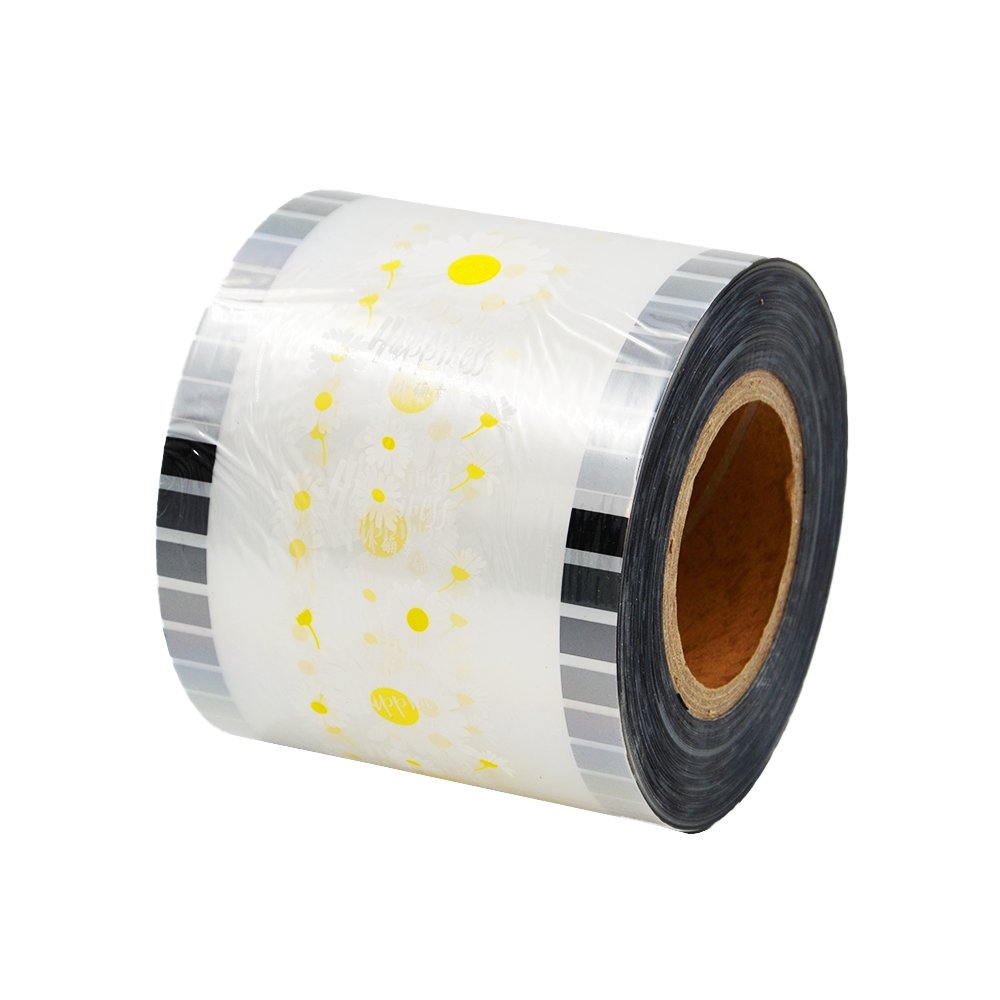 90/105mm Printed Daisy Flower Sealing PP Film Roll