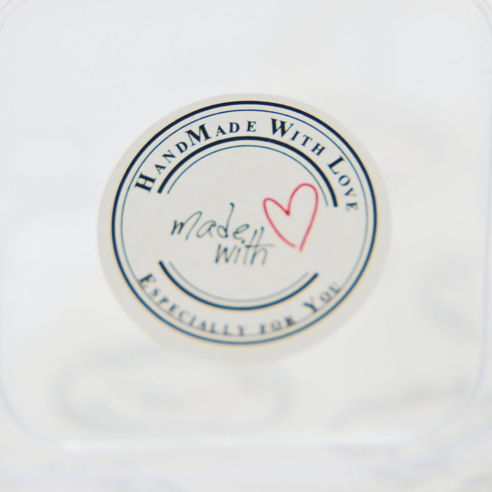 Handmade With Love Heart Shape - TEM IMPORTS™