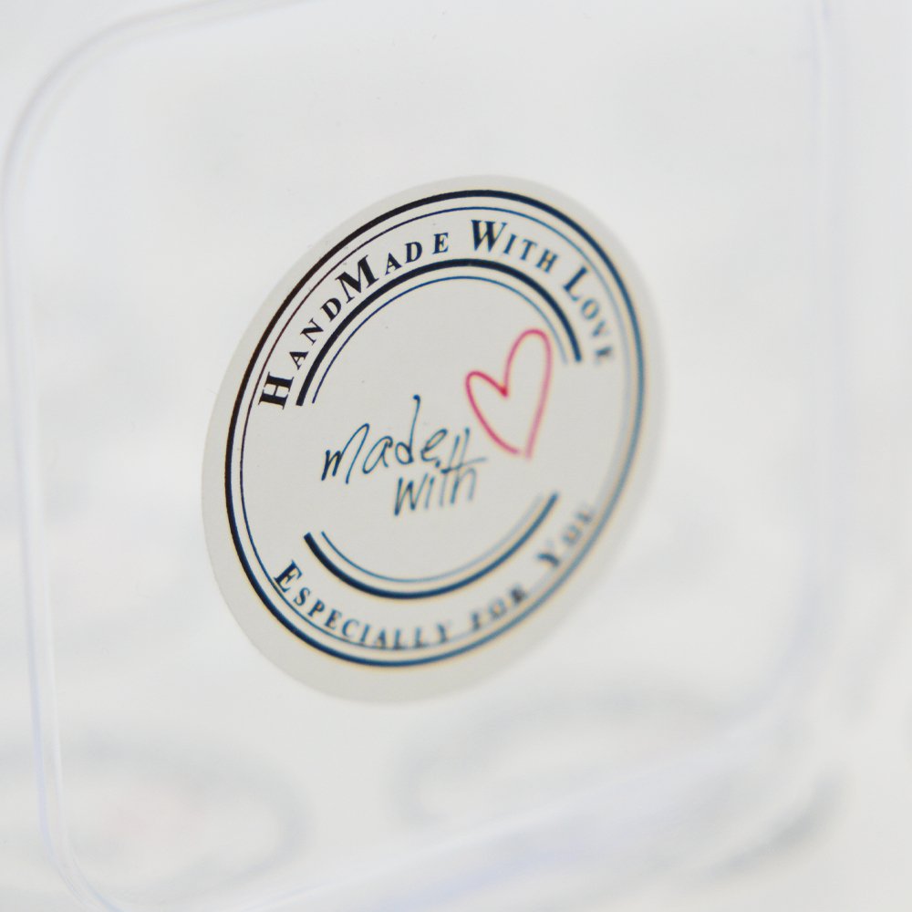 Handmade With Love Heart Shape - TEM IMPORTS™