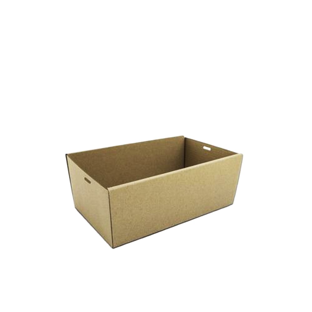 Kraft Corrugated Rectangle Catering Tray Small